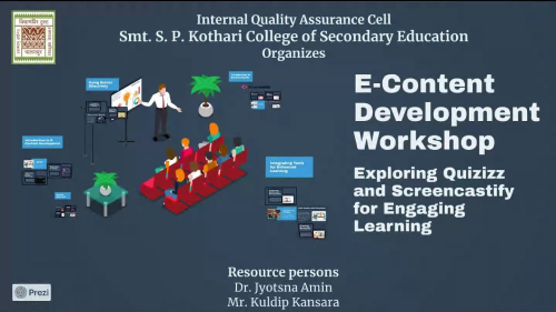 E-Content Development Workshop